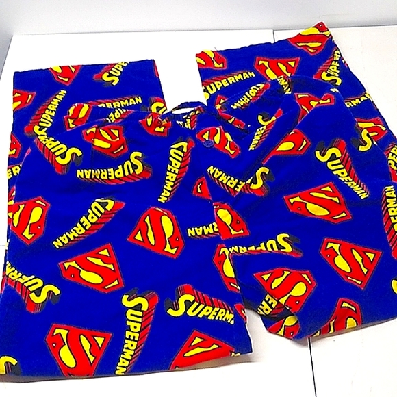DC Comics | Pants | Superman Fleece Felt Like Pajama Pants | Poshmark